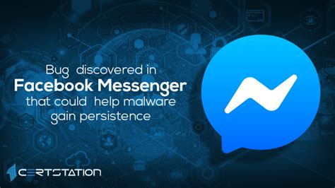Bug Discovered In Facebook Messenger That Could Help Malware Gain