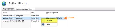 Serveur Iis Activer Lauthentification Windows Ntlm