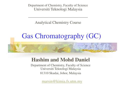 Ppt Gas Chromatography Gc Powerpoint Presentation Free Download Id