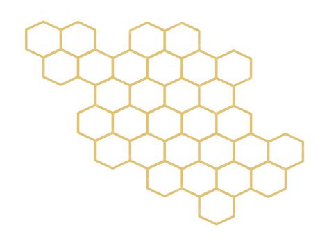 premium vector honeycomb drops cells illustration