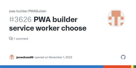 Pwa Builder Service Worker Choose · Issue 3626 · Pwa Builder