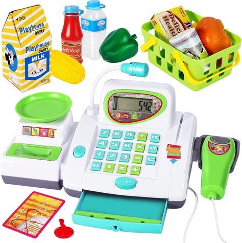 Toy Cash Register With Scanner And Microphone At Jayden Scrymgeour Blog