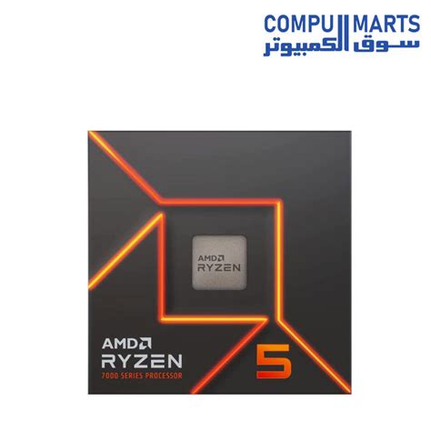 Amd Ryzen 5 7600 6 Core 12 Thread Unlocked Desktop Processor Compumarts Egypt