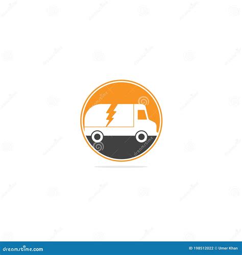 Thunder Truck Logo Concept Power Logo Design Stock Vector Illustration Of Dangerous Flare