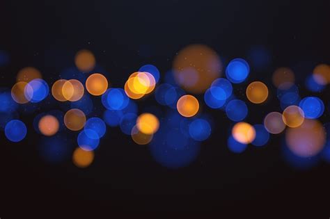 Free Vector Bright Blue Bokeh Background