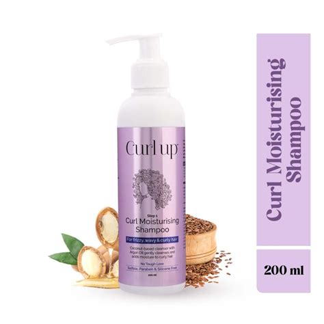 Buy Curl Up Moisturising Curly Hair Shampoo For Wavy And Curly Hair Sulfate Paraben And