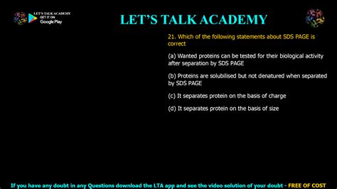 Sds Page Separate Proteins Based On Their Molecular Weight Csir Net