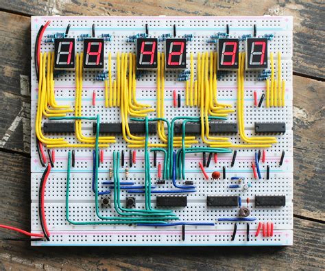 Common Ic Breadboard Clock 7 Steps With Pictures Instructables