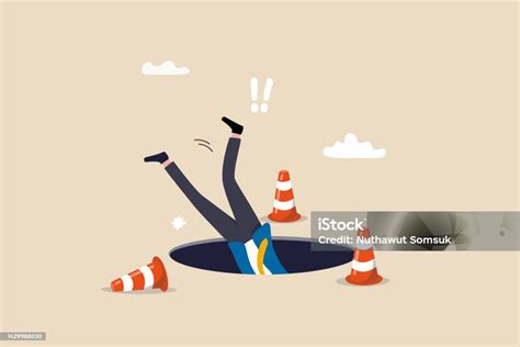 재난 절망 위기 또는 경기 침체로 인한 문제 또는 위험 위험 또는 비즈니스 사고 문제 손실 또는 함정 개념을 일으키는 실패 또는