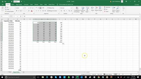 Using The Auto Sum Function Youtube