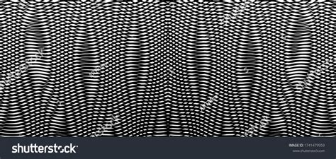 Abstract Reticulated Texture Lines Moire Effect Stock Vector Royalty Free 1741479959