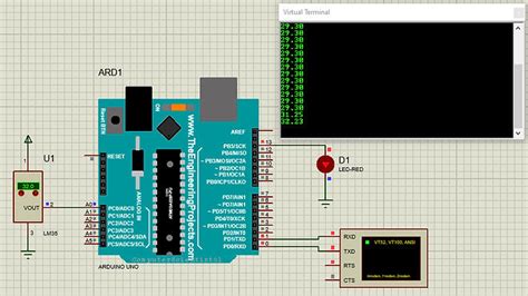 Temperature Sensor With Led Indicator Using Arduino Computerscientist