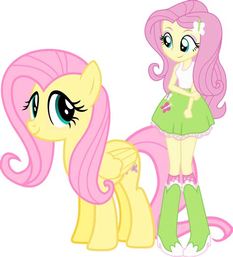 Fluttershy And Fluttershy By Hampshireukbrony On Deviantart My