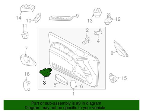 1999 2005 Pontiac Grand Am Pull Handle 22655514 Shop Matick Buick Gmc