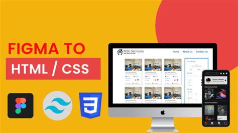 convert figma design into html css tailwind by harshacodes fiverr
