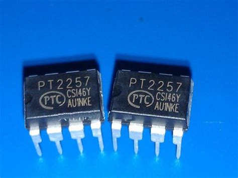 5pcs I2C 2 channels digital volume controller IC PT2257 NEW | eBay