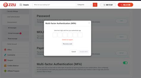 How To Setup Multi Factor Authentication In Z2U Account Example Reference Google Authenticator