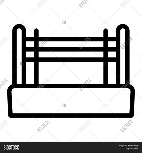 Boxing Ring Icon Image And Photo Free Trial Bigstock