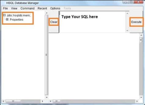 Sql Tutorial With Hsqldb
