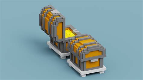 3d Voxel Treasure Chest Model Turbosquid 1945045