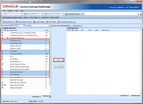 multiple selection add or remove