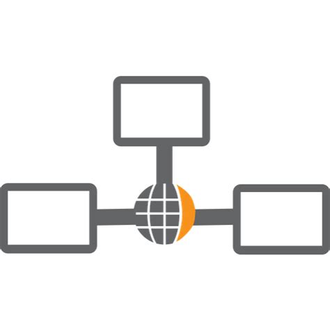 Globe Hosting Internet Link Network Server Wan Icon