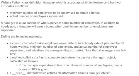 Solved Consider The Following Python Class Definition Class