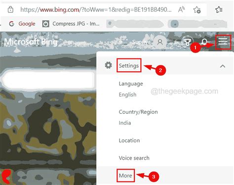 Pencarian Bing Microsoft Edge Membuka Tab Baru Setiap Kali