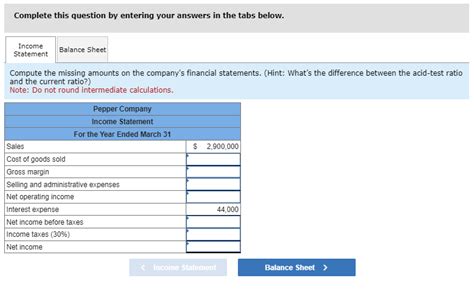 Solved Problem 16 21 Algo Incomplete Statements Ratios