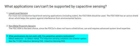 Fdc2114 Detect The Capacitance Between The Two Metal Plates Sensors Forum Sensors Ti E2e