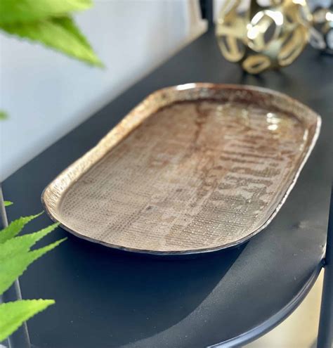 Dienblad Glas Dienblad Glasses Dienblad Brons