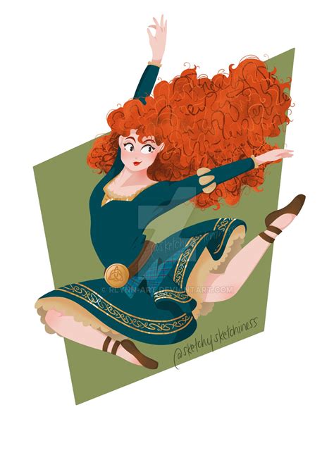Ballerina Merida By Rlynn Art On Deviantart