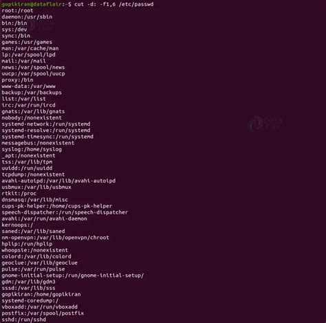 Cut Command In Linux Dataflair