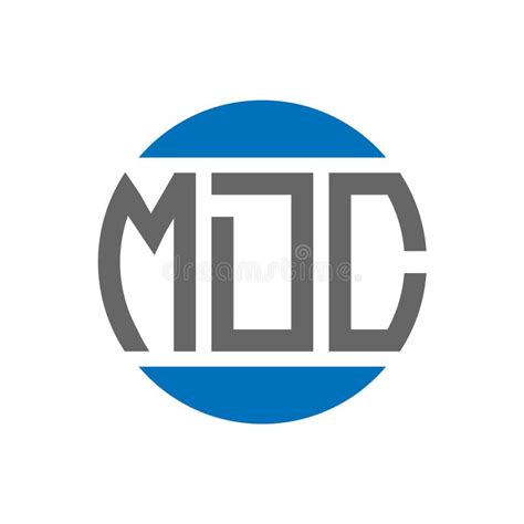 Mdc Letter Logo Design On White Background Mdc Creative Initials
