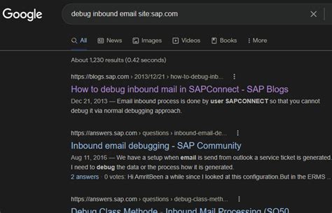 Issue With Inbound Email Sap Community