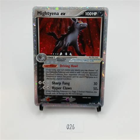 Mightyena Ex 101 110 Ex Holon Phantoms Beck Auctions Inc