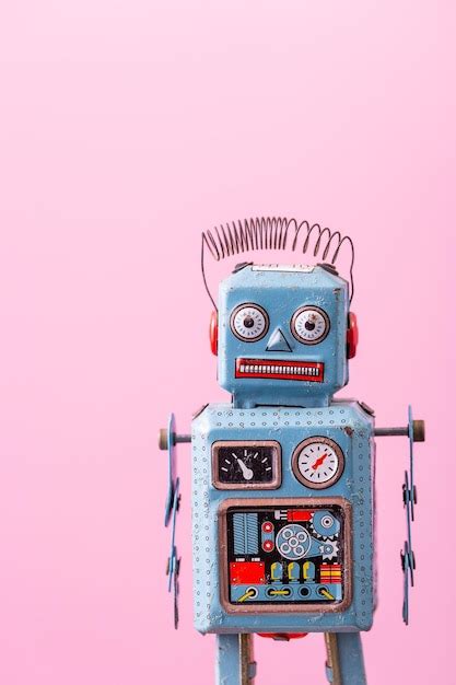 Premium Photo Vintage Tin Toy Robot