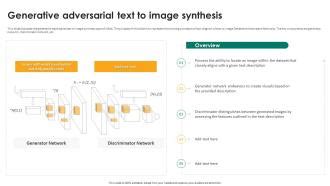 Generative Adversarial Networks Generative Adversarial Text To Image Synthesis Ppt Sample