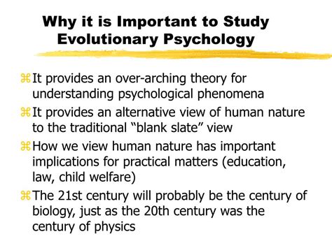 Ppt Evolutionary Psychology Powerpoint Presentation Free Download