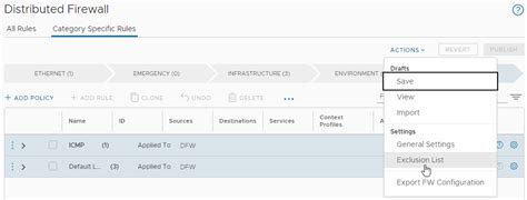 Nsx Dfw System Excluded Vm List Empty Polar Clouds