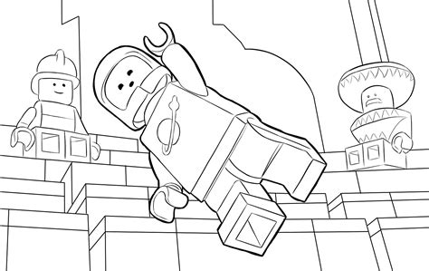 Lego Movie Emmet Coloring Pages Coloring Pages