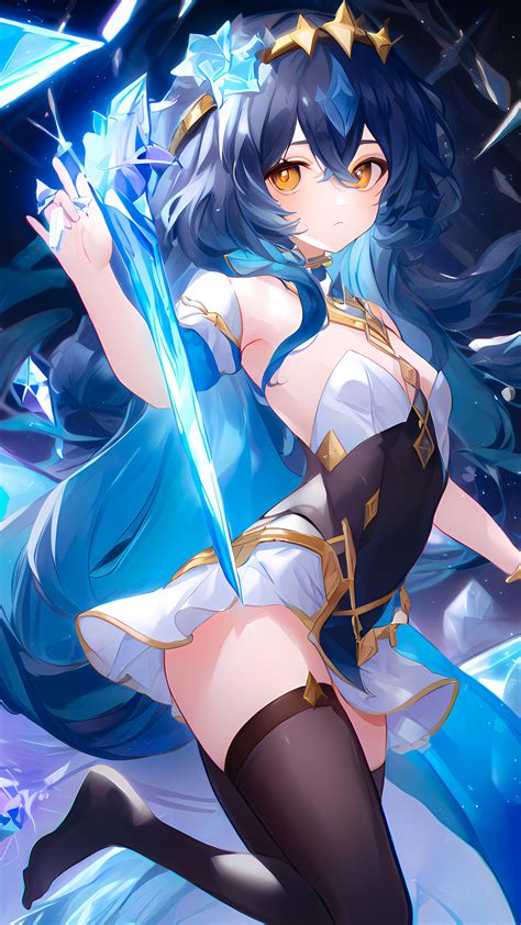 วอลเปเปอร์ สาวอะนิเมะ Genshin Impact Layla Genshin Impact 2251x4002