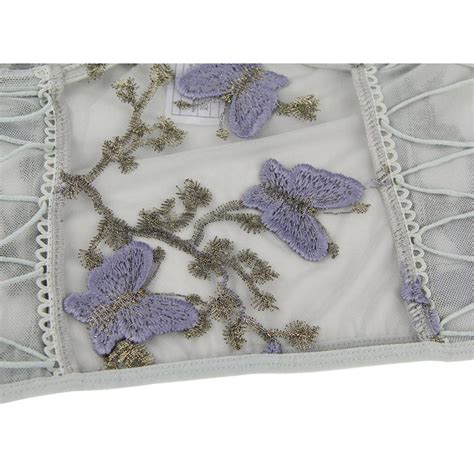 Купити Жіночий мереживний бюстгальтер і трусики з квітковим малюнком сексуальної жіночої білизни