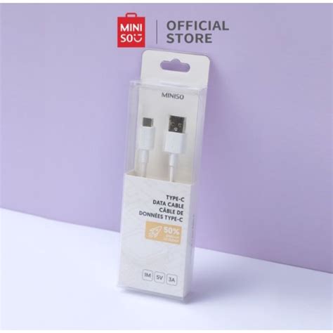 Jual KABEL DATA TIPE C 50 SPEED UP KABEL DATA MINISO KABEL DATA TIPE C KABEL DATA Android KABEL