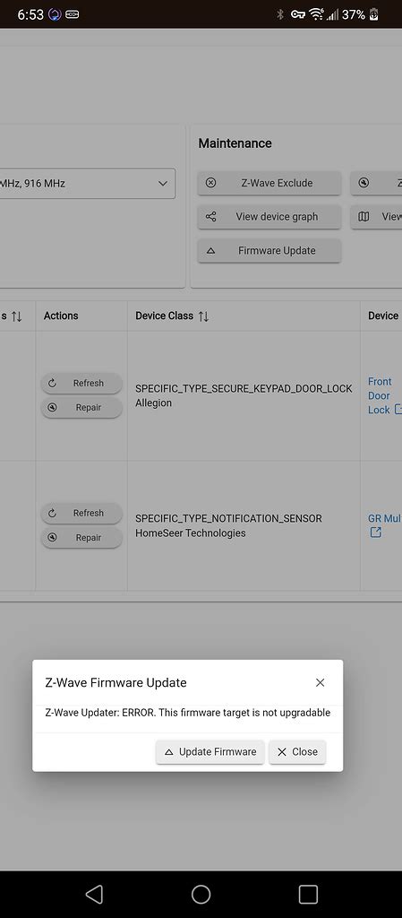238122 Fix For C 7 Ability To Update Z Wave Firmware 🛎️ Get Help Hubitat