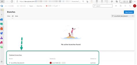 How To Restore Deleted Git Branch In Azure DevOps
