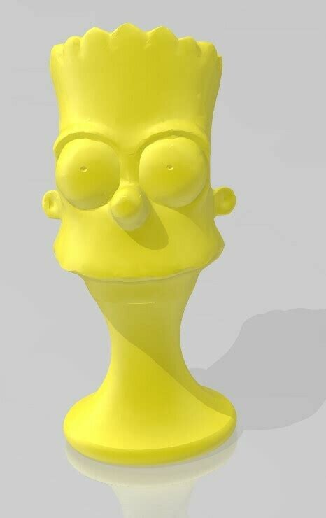 Stl File Bart Simpson Buttplug・3d Printing Idea To Download・cults