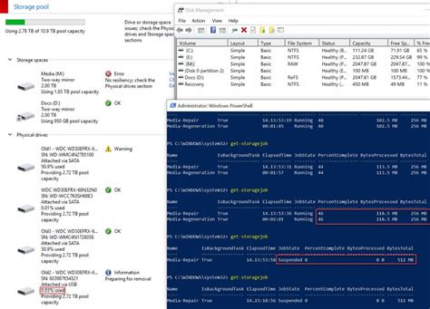 Failed Storage Spaces Disk Recovery Exit The Fast Lane