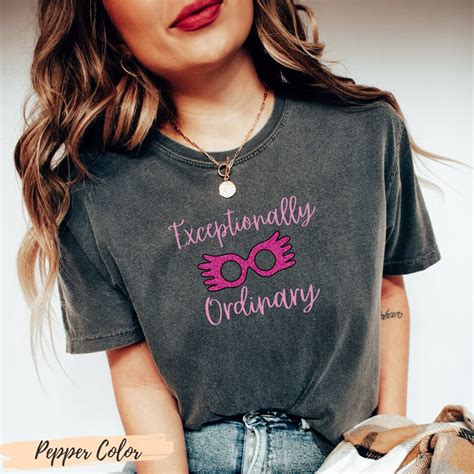 Luna Glasses Fan Exceptionally Ordinary Comfort Colors® Tee Wizard