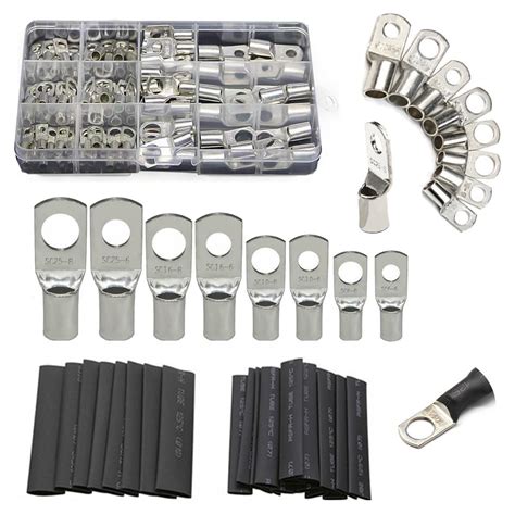 bolt hole tinned copper terminals kits tuoyi 220pcs wire terminals